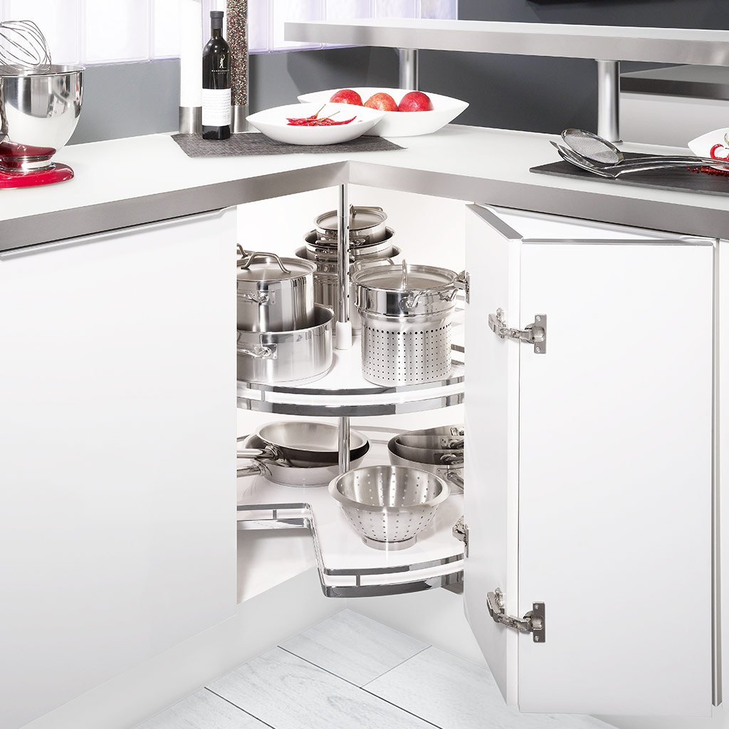 Carousel 270° Kitchen Corner Unit | Handles and More