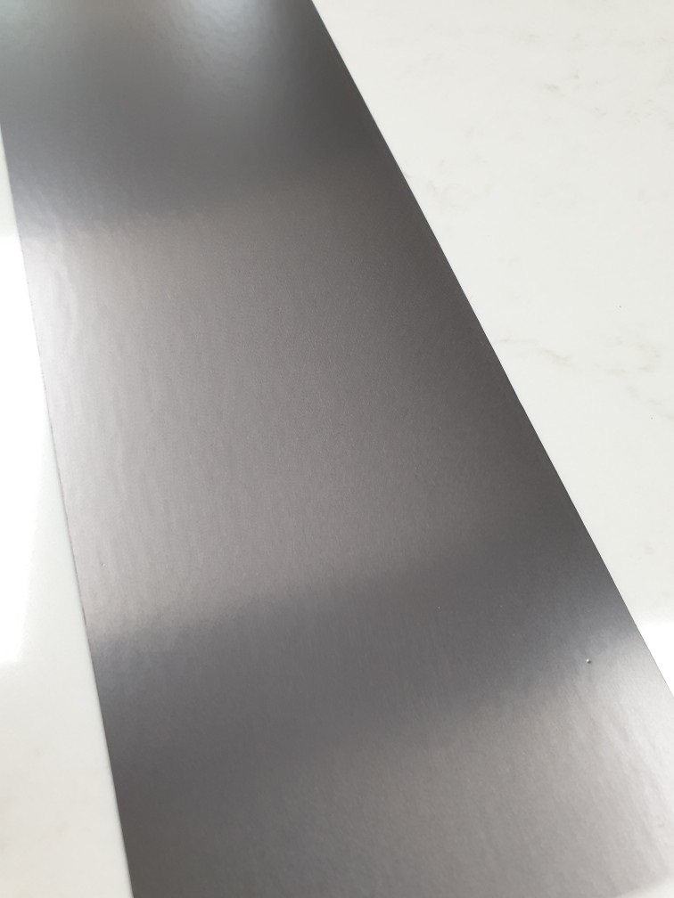 Graphite Look Finish Aluminium Laminate Kitchen Kickboard Height 150mm ...