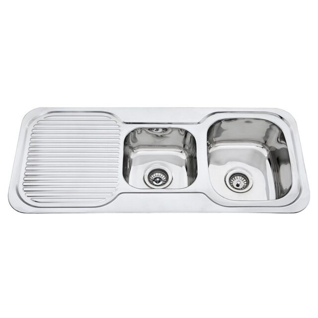 1 and 3/4 Kitchen Bowl Sink | Buy 1 & 3/4 Bowl Sink with Drainer