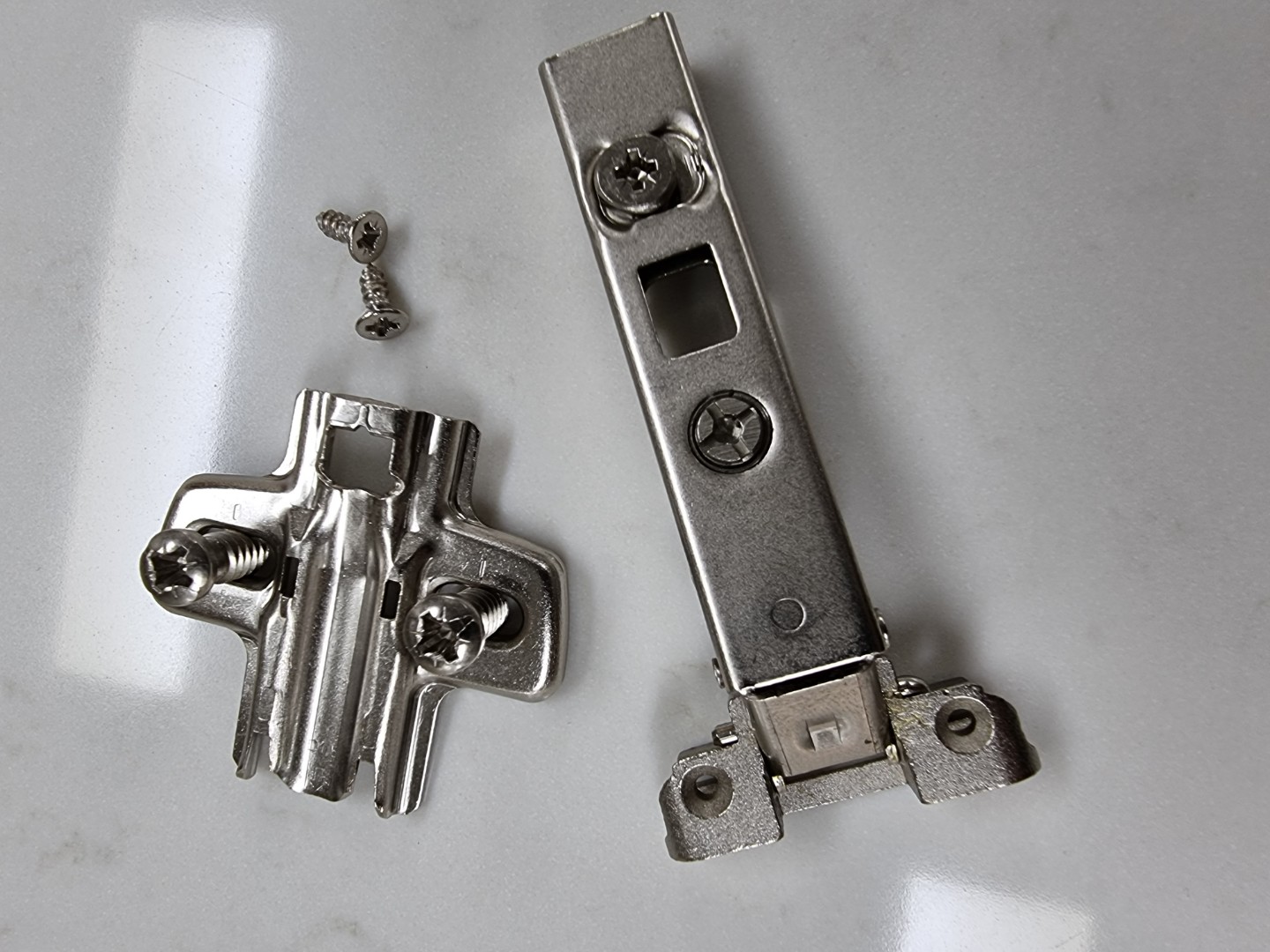 Hettich Intermat Aluminium Frame Hinge, Overlay, for Screwing