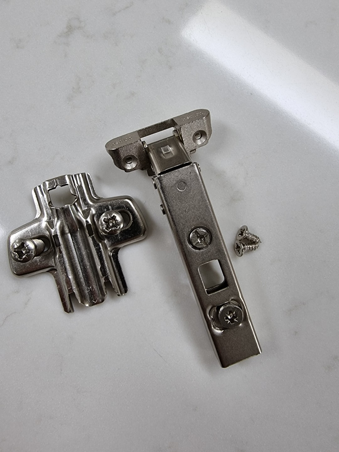 Hettich Intermat Aluminium Frame Hinge, Overlay, for Screwing