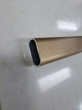 Wardrobe Rail Brushed Dark Brass, Aluminium, Hangs Clothes