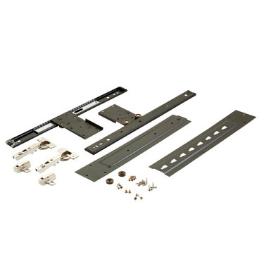 Ball Bearing Pocket Door Fitting Kit, Hinges 500mm Black | Handles And More
