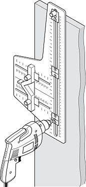 Handle Drilling Jig - Drill Holes for Cabinet & Drawer Handles ...