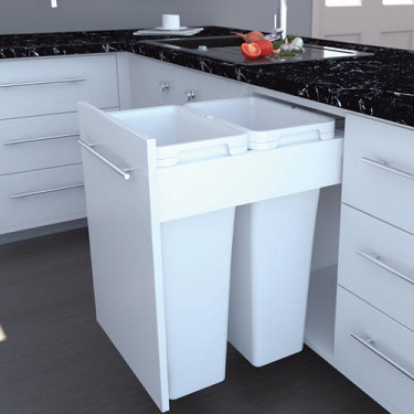 Tanova Simplex Plus Waste Bin System - 450mm 2 X 36L