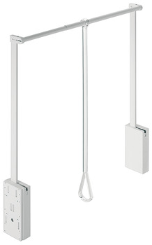 Hafele White Soft Close Wardrobe Lift For Internal Cabinet