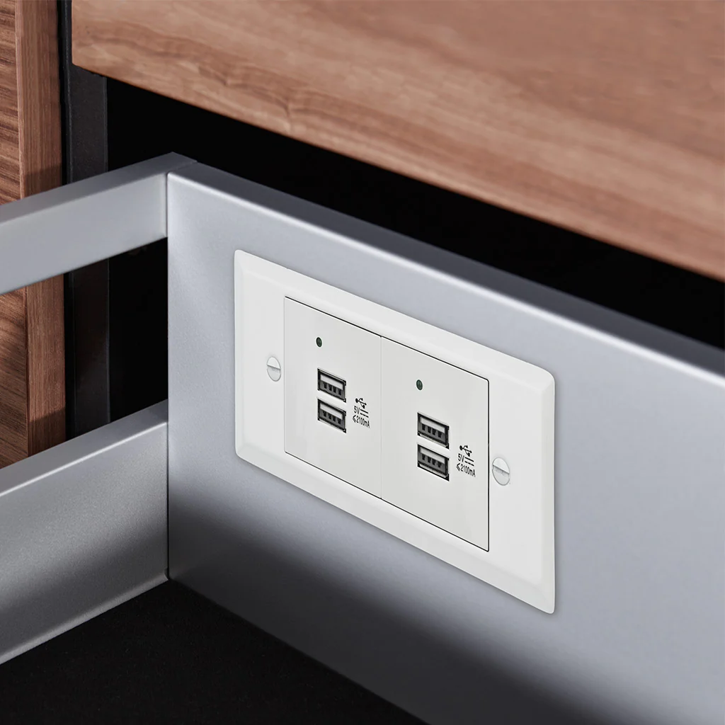 Docking Drawer Duo, for powering USB charged devices