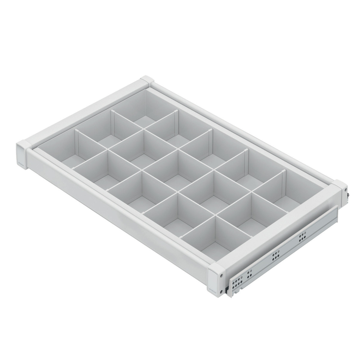 Soft Close Pull-Out drawer with Plastic Dividers, 600mm